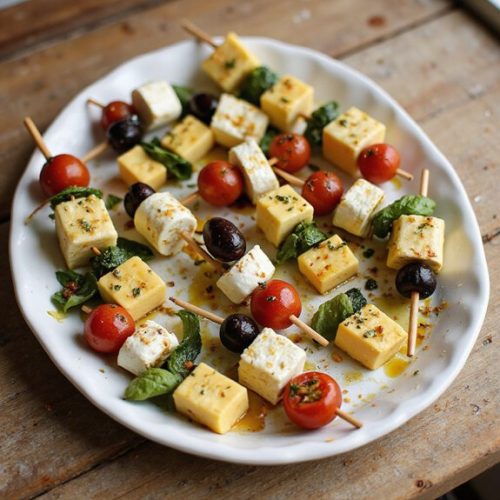 Cheese Skewers Appetizers - Somonday