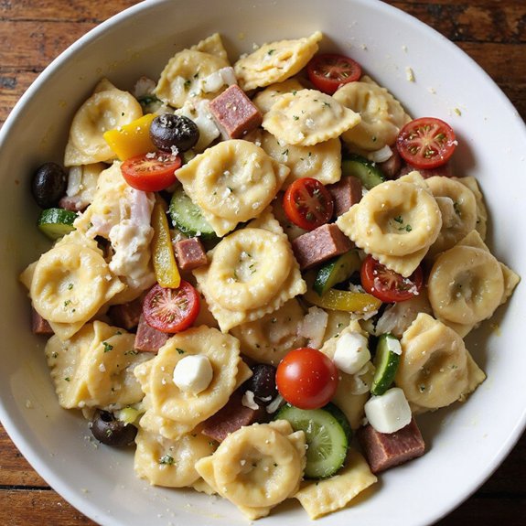 Tortellini Pasta Salad Recipe - Somonday