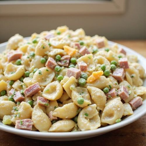 Ham And Pea Pasta Salad - Somonday