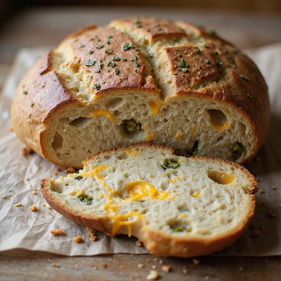 Sourdough Jalapeno Cheese Bread - Somonday